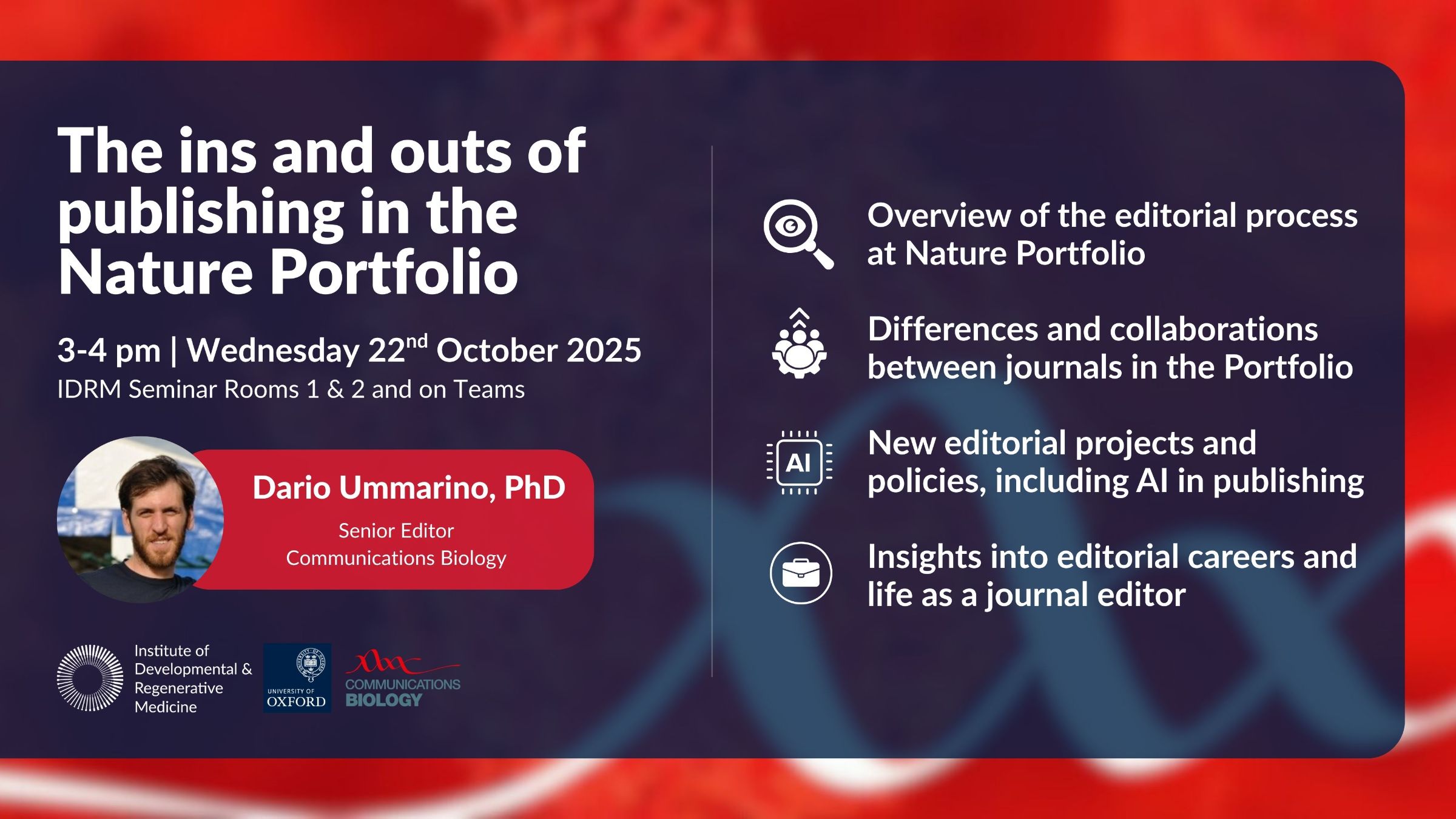 Seminar: The ins and outs of publishing in the Nature Portfolio ...